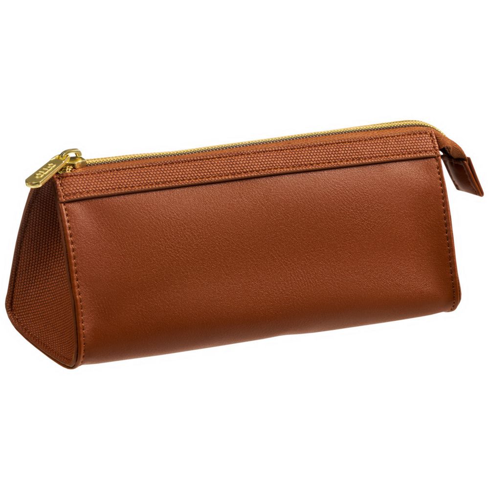 Otto Triangular Pencil Case Tan | Officeworks
