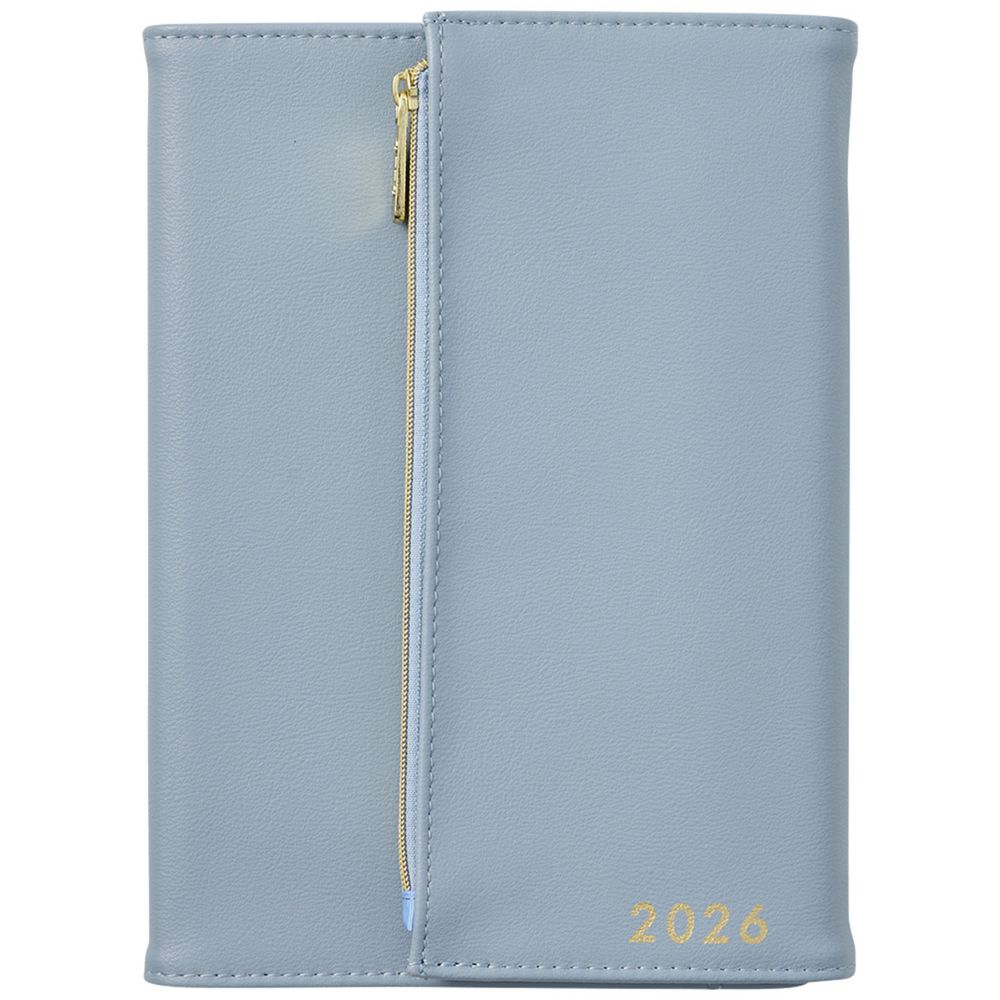 Otto A5 Week to View 2026 Tri Fold Zip Diary Petrol Blue | Officeworks