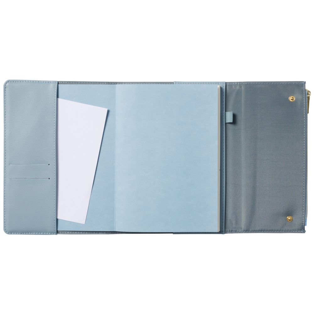 Otto A5 Week to View 2026 Tri Fold Zip Diary Petrol Blue | Officeworks