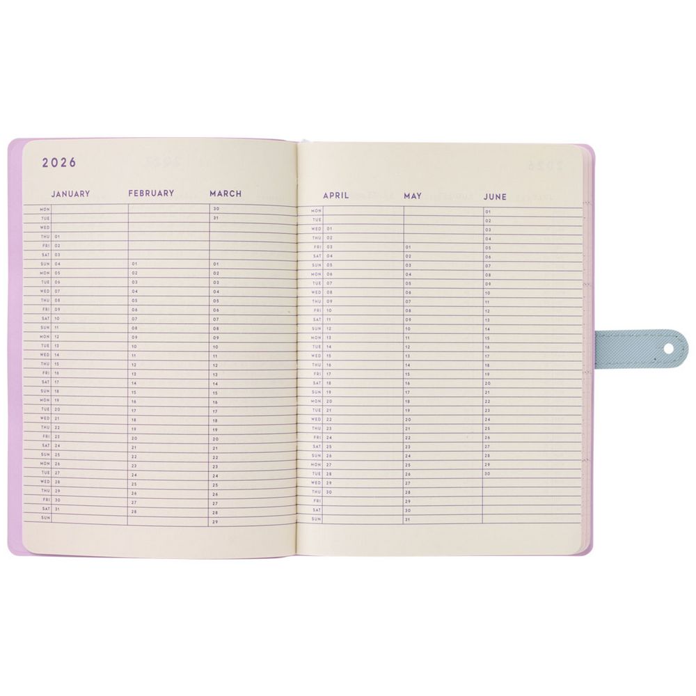 Otto A5 Week to View 2026 Colour Elect Diary Fuchsia | Officeworks