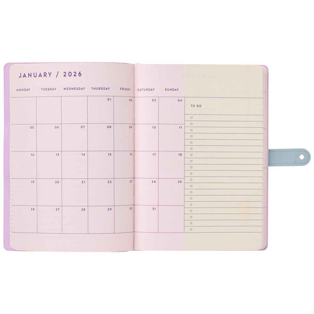 Otto A5 Week to View 2026 Colour Elect Diary Fuchsia | Officeworks