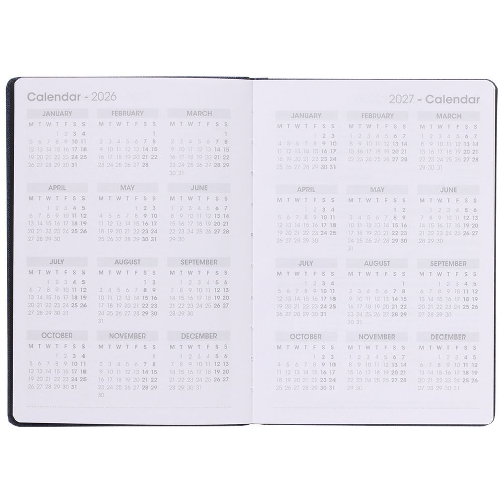 Otto A5 Week to View 2026 Recycled Diary Navy | Officeworks