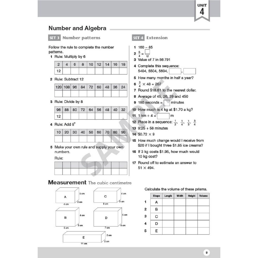 Maths Plus Australian Curriculum Mentals & Homework Book 6 | Officeworks