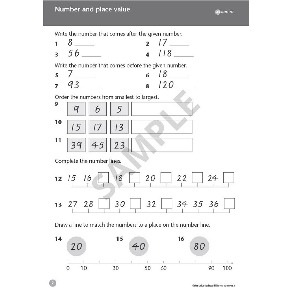 Maths Plus Australian Curriculum Value Pack Year 1 | Officeworks