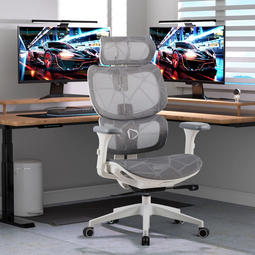Onex Ventra Mesh Gaming Office Chair White | Officeworks