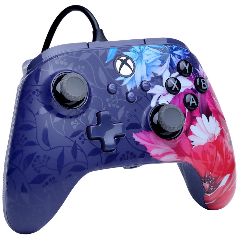 PowerA Advantage Plus Wired Xbox Controller Floral | Officeworks
