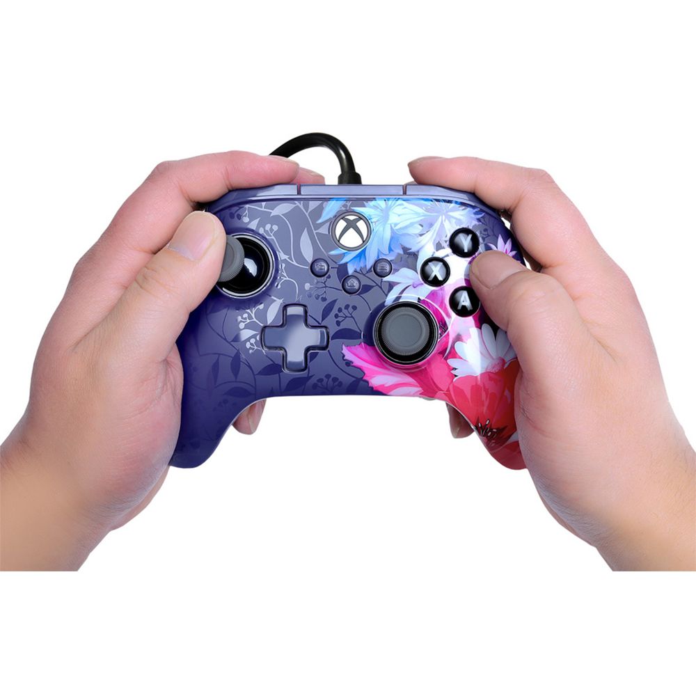 PowerA Advantage Plus Wired Xbox Controller Floral | Officeworks