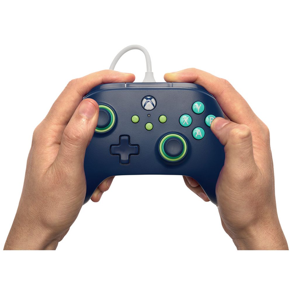 PowerA Advantage Wired Xbox Controller Mariner Blue | Officeworks