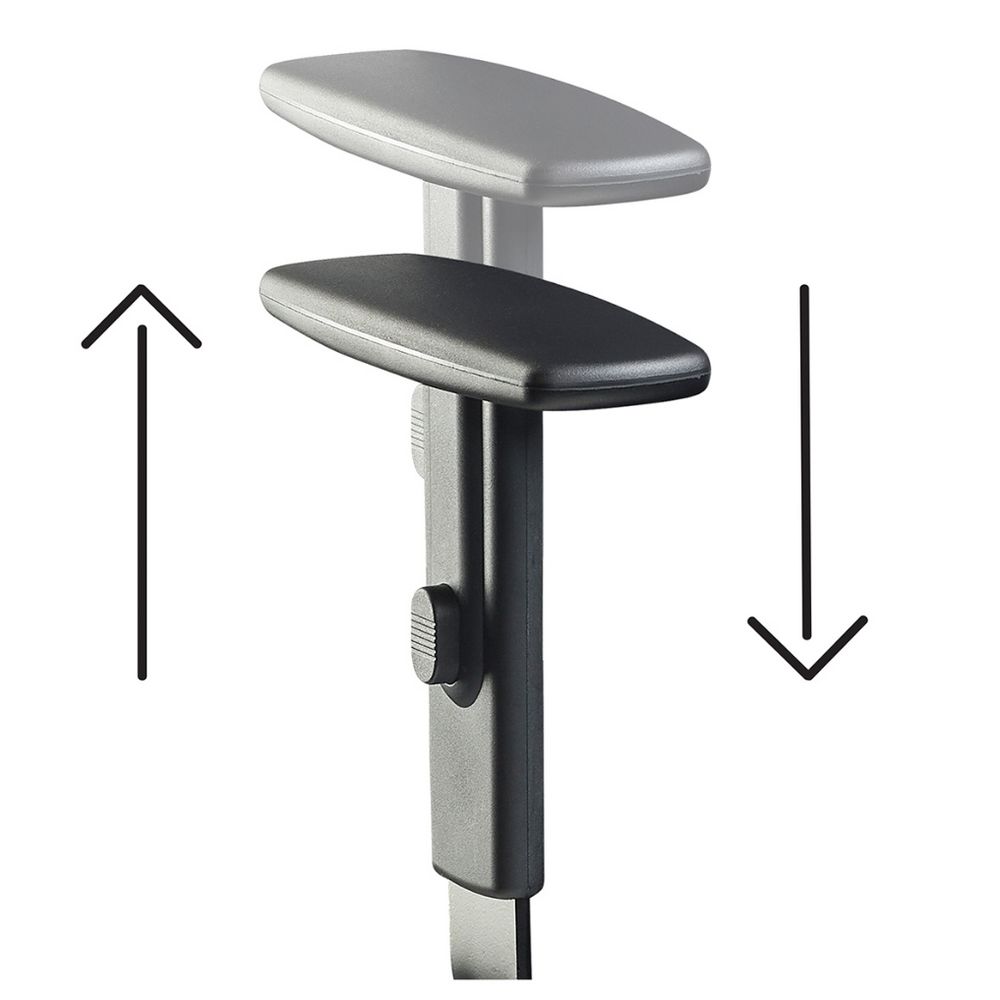 Pago Matrix II Plus Heavy-Duty w/Height Adjustable Arms Navy | Officeworks