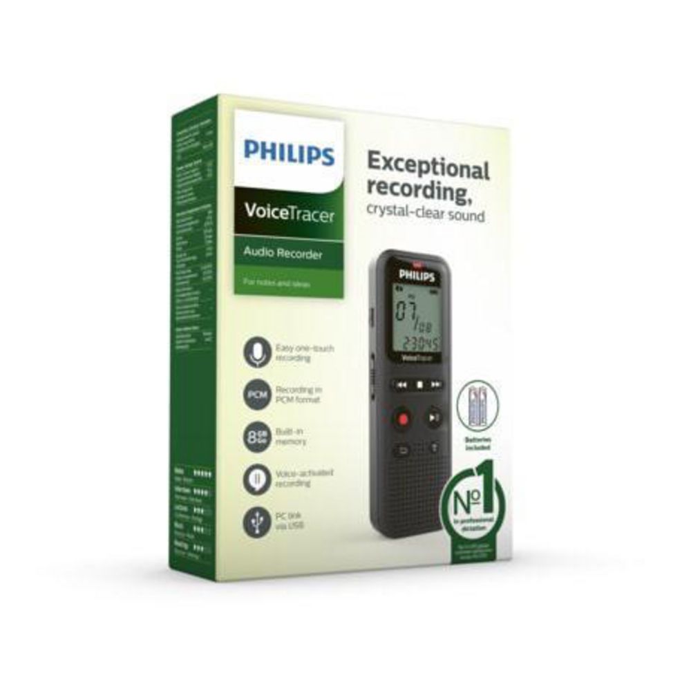 Philips VoiceTracer 1160 Audio Recorder | Officeworks