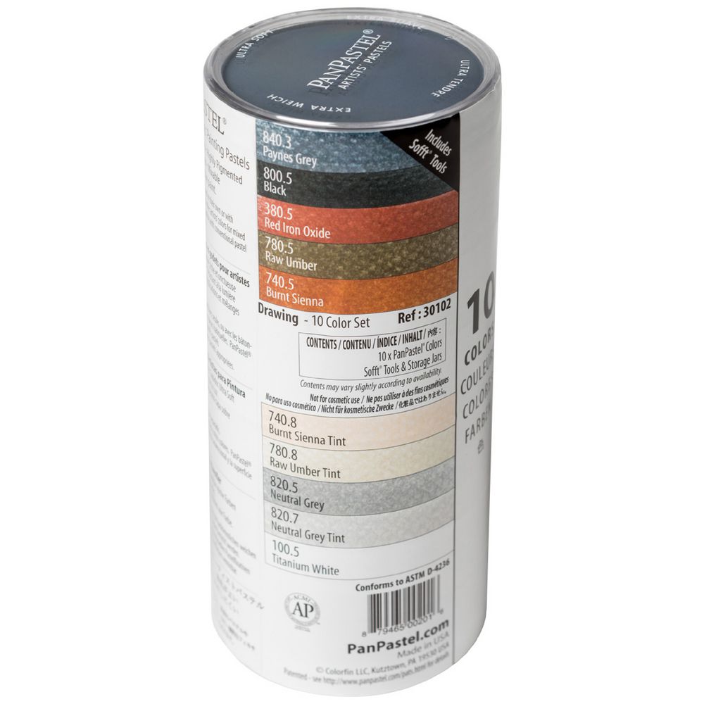 PanPastel Ultra Soft Pastel 10 Colour Drawing Set | Officeworks