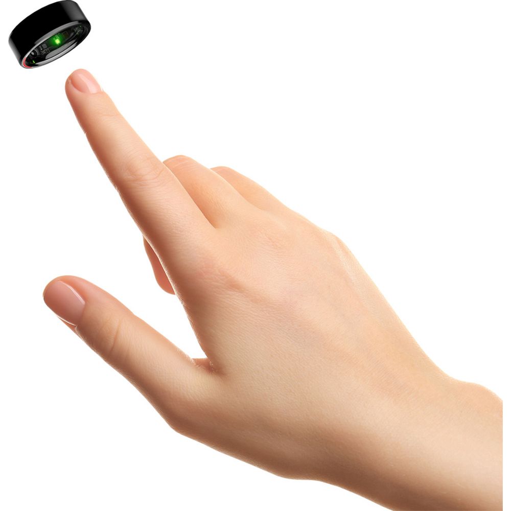 Ryze Element Smart Ring Black Size 9 | Officeworks