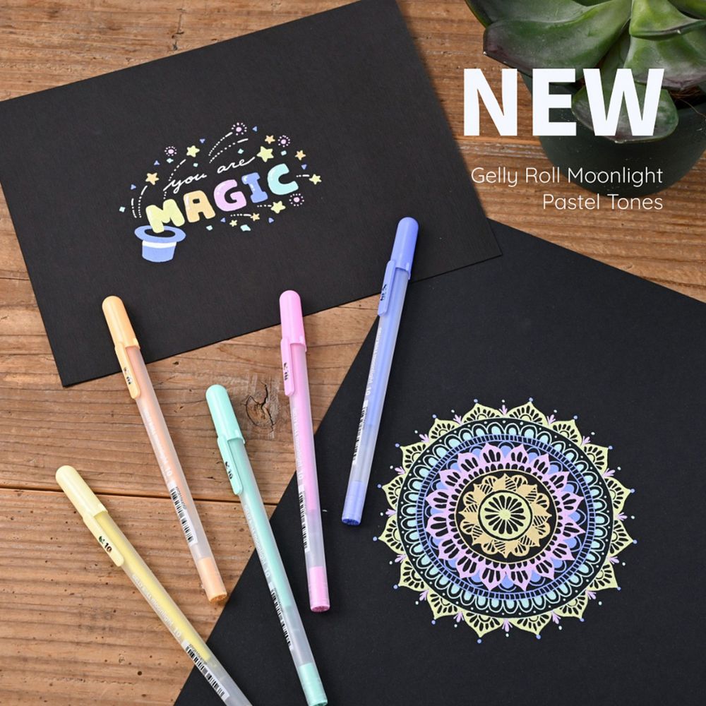 Sakura Gelly Roll Gel Pen Moonlight Pastel Green | Officeworks