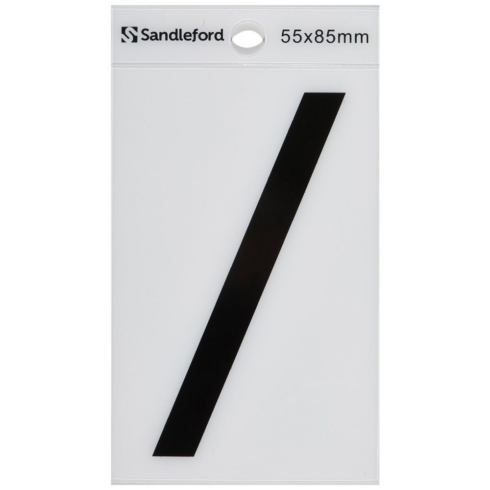 Sandleford / Self-adhesive Symbol White 85mm | Officeworks