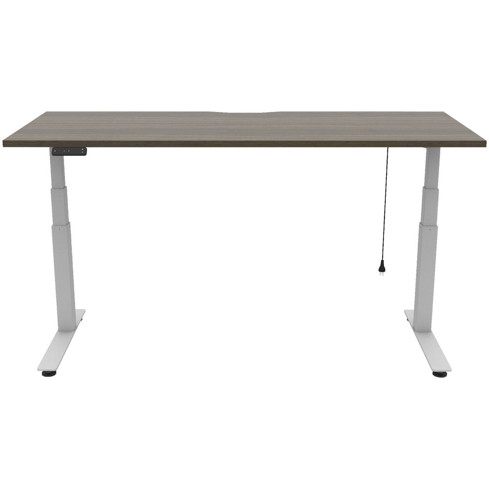 Stilford S2 Electric Sit Stand Desk 1800mm Black Oak Officeworks