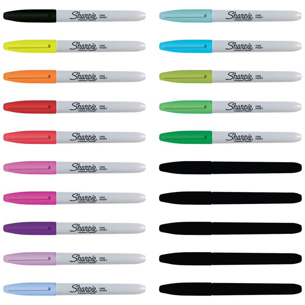 Sharpie Permanent Markers Limited Edition 20 Pack | Officeworks