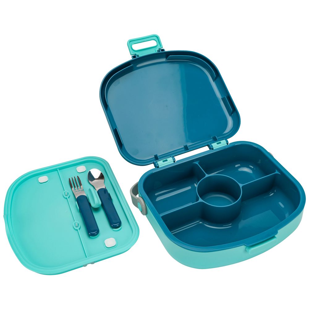 Smash Bubble Bento Box Teal | Officeworks