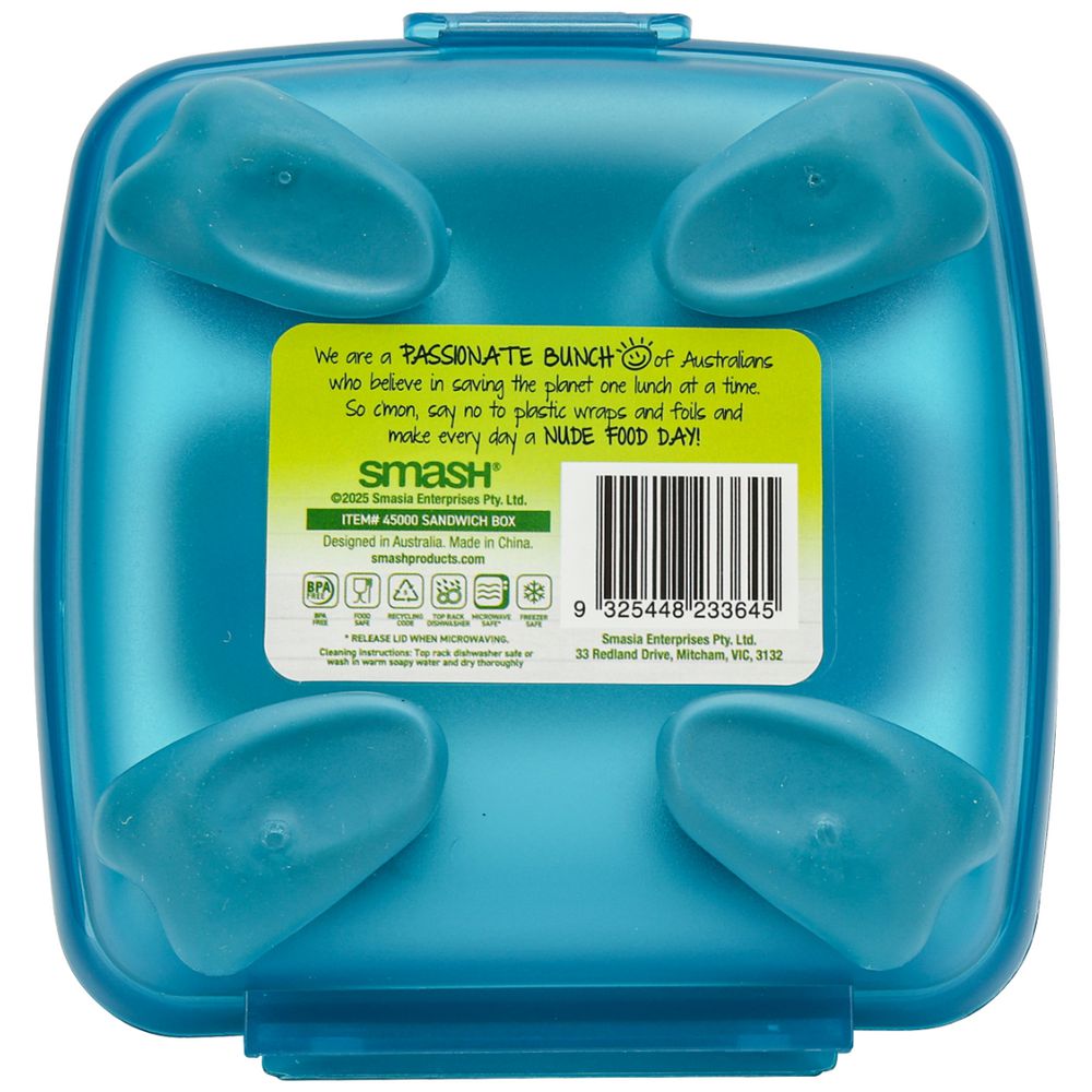 Smash Nude Food Movers Sandwich Box Jade | Officeworks