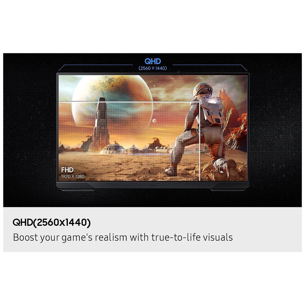 Samsung Odyssey G5 32" QHD 180Hz 1ms Gaming Monitor G51F | Officeworks