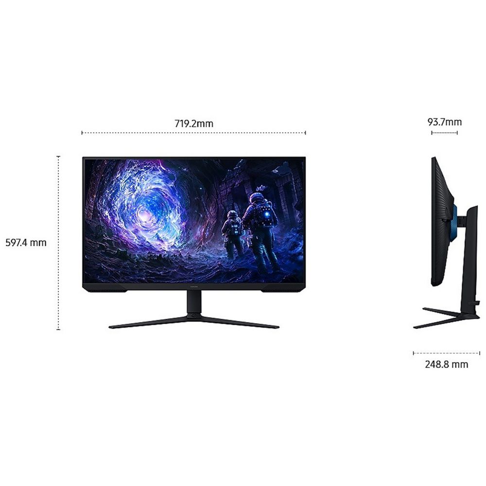 Samsung Odyssey G5 32" QHD 180Hz 1ms Gaming Monitor G51F | Officeworks