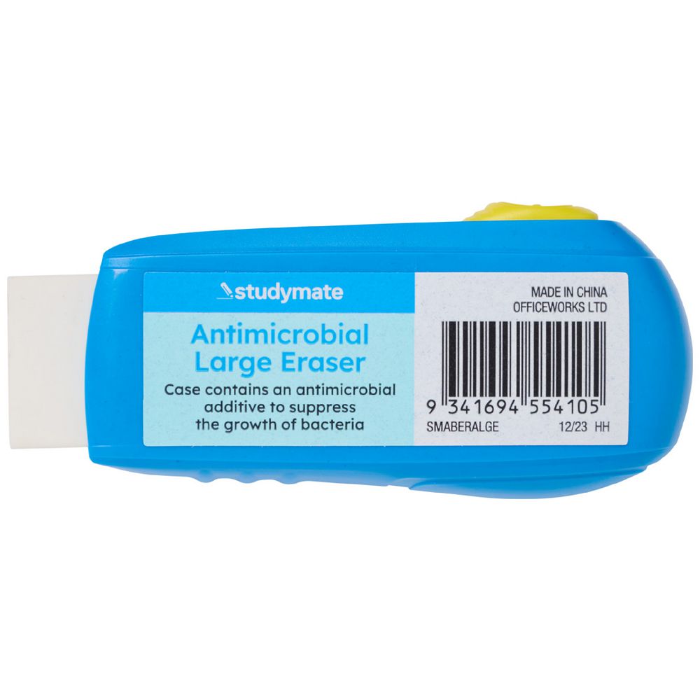 Studymate Antimicrobial Eraser | Officeworks