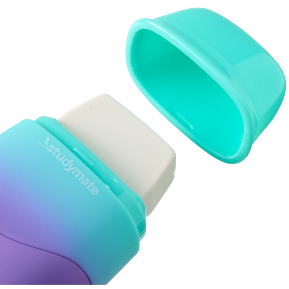 Studymate Pastel Ombre Sharpener and Eraser Blue/Purple | Officeworks