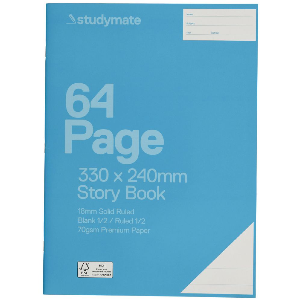 Studymate 70gsm 18mm Premium Writer Story Book 64 Page | Officeworks