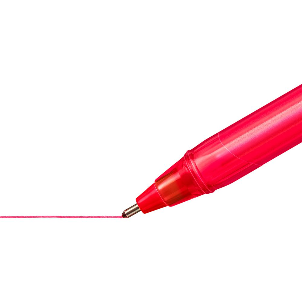 Staedtler Triangular Medium Stick Ballpen 4320 Blue 10 Pack | Officeworks