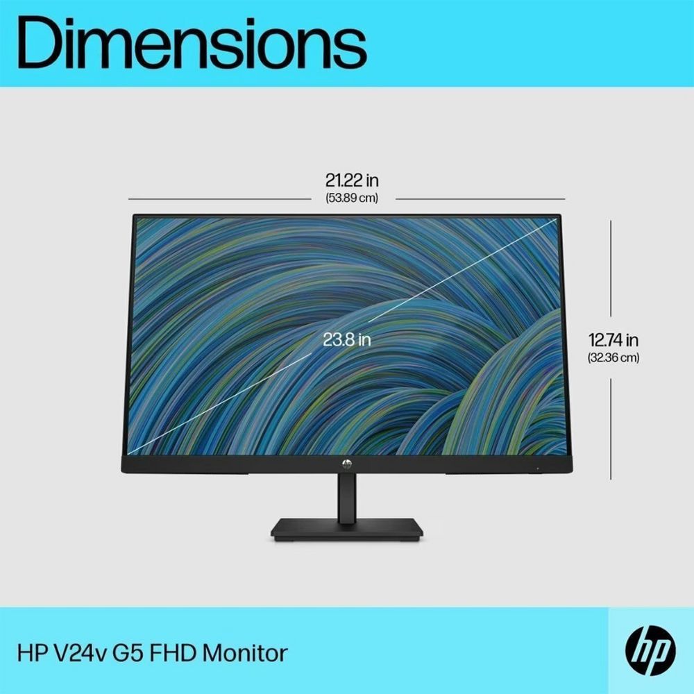 HP 24" G5 FHD Monitor V24v | Officeworks