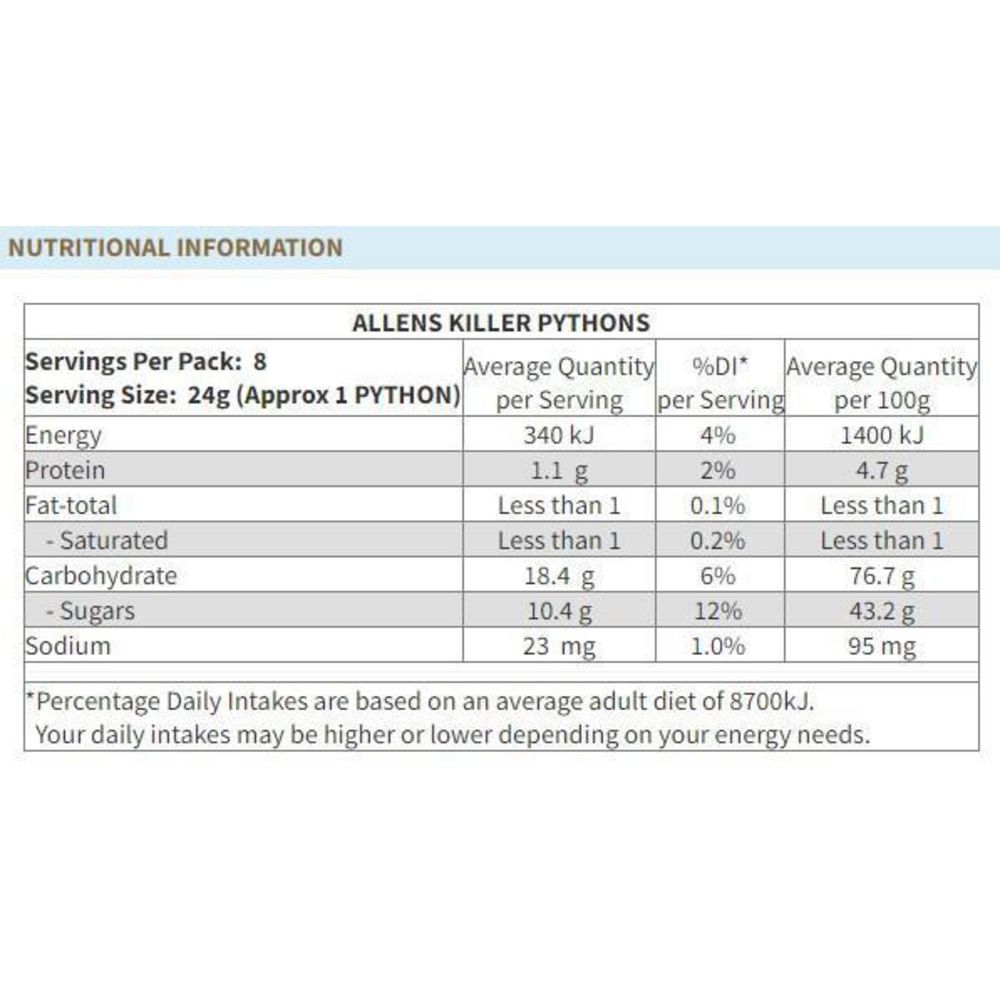 Allens Killer Pythons 192g | Officeworks