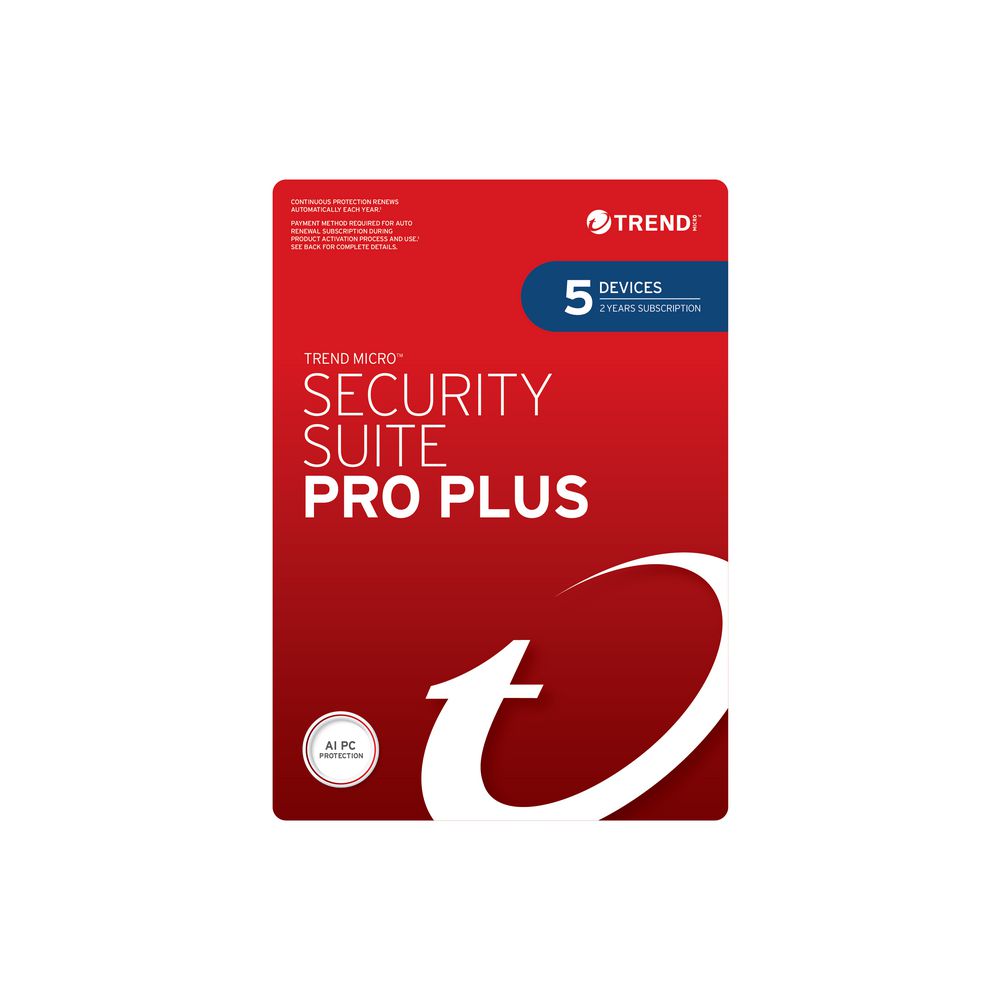 Trend Micro Security Suite Pro + 5 Devices 2 Years Download | Officeworks
