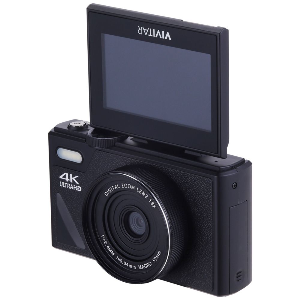 Vivitar Flip Screen Digital Camera Black | Officeworks
