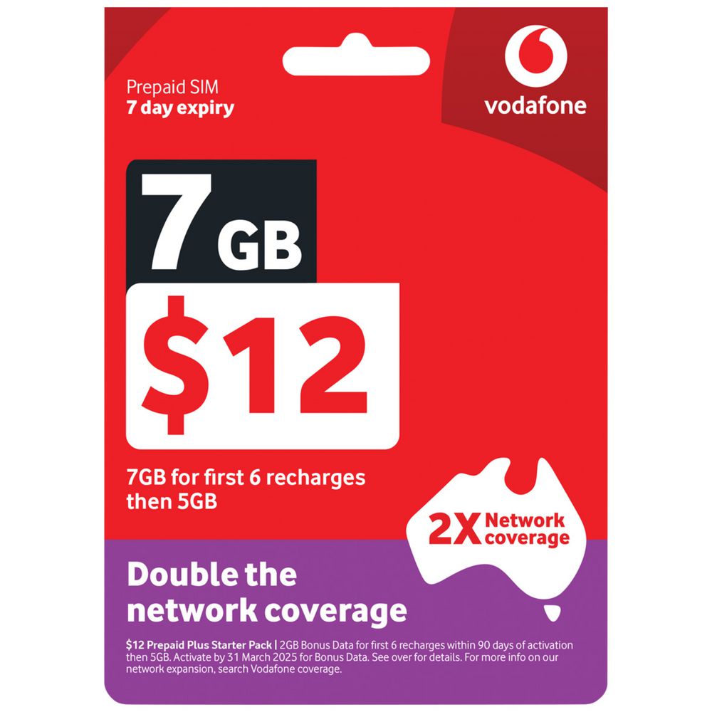 Vodafone $12 Prepaid Eco-SIM | Officeworks
