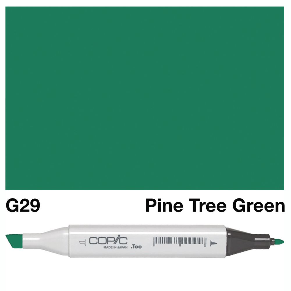 Copic Classic Original Dual Nib Marker G29 Pine Tree Green | Officeworks