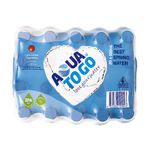 Aqua to Go Premium Spring Water 500mL 96 x 20 Pack | Officeworks