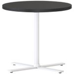 Rapidline Kolo Side Table 500x457mm Black and White | Officeworks