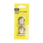 J.Burrows 30mm Magnetic Letter Clips 2 Pack | Officeworks