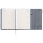 Otto A5 Week to View 2026 Tri Fold Zip Diary Petrol Blue | Officeworks