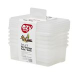 Ezy Storage 10L Storage Containers 5 Pack | Officeworks