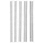 GBC Binding Coil 34 Loop Wire 9.5mm Black 100 Pack | Officeworks