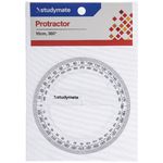 Studymate 10cm 360 Degree Protractor | Officeworks