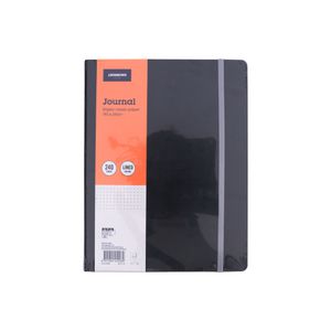 J.Burrows Large Journal 240 Page Black | Officeworks