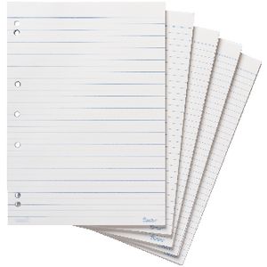 500 Pack Writer A4 60gsm 8mm Ruled Loose Leaf Exam Paper Officeworks