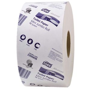 Tork Advanced Mini Jumbo Roll Toilet Paper | Officeworks