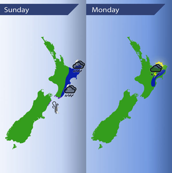 InfoGraphic: The main Weather News Highlights across NZ from 6pm today ...