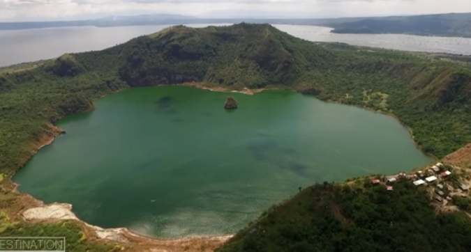 Philippines: A violent volcano on an island within a lake within an ...