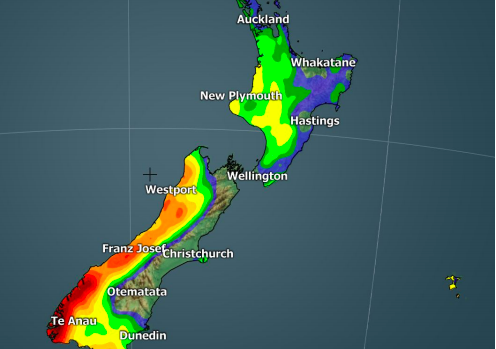 NZ Rain & Snow Accumulation Maps (x2) through to Sunday | WeatherWatch ...