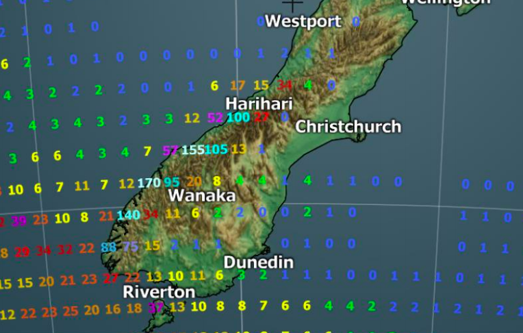 72 hour Rainfall + 48 hour heavy Snowfall (x4 Maps) | WeatherWatch ...