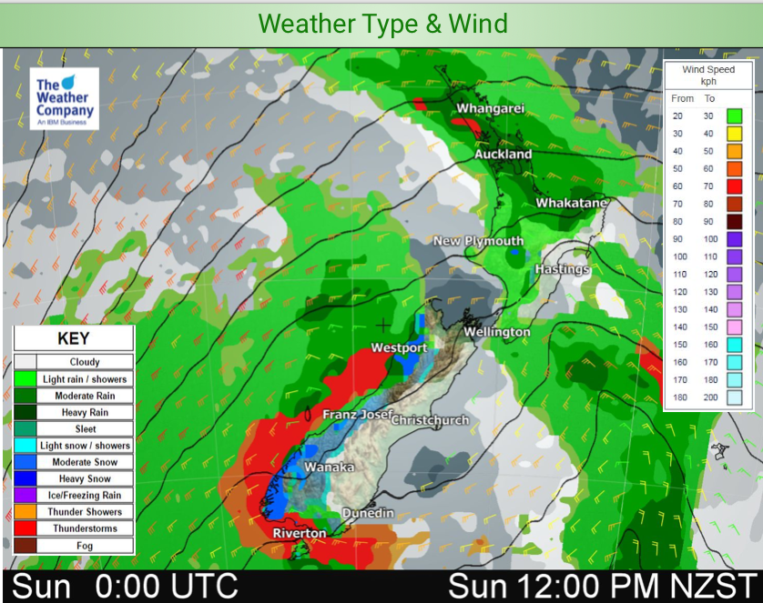 NZ’s weather in InfoGraphics – Friday, Saturday and Sunday maps ...