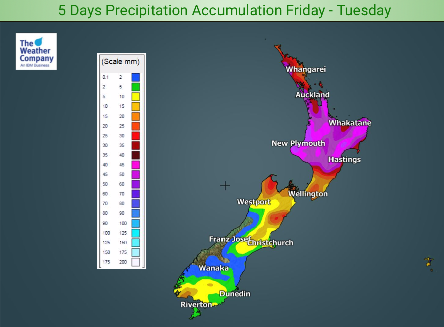 Can you spot what’s unusual about this forecast rainfall map ...